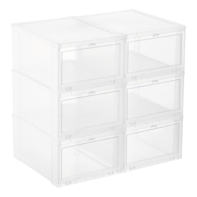 Drop Front Sneaker Display Cases - Clear – LaceSpace