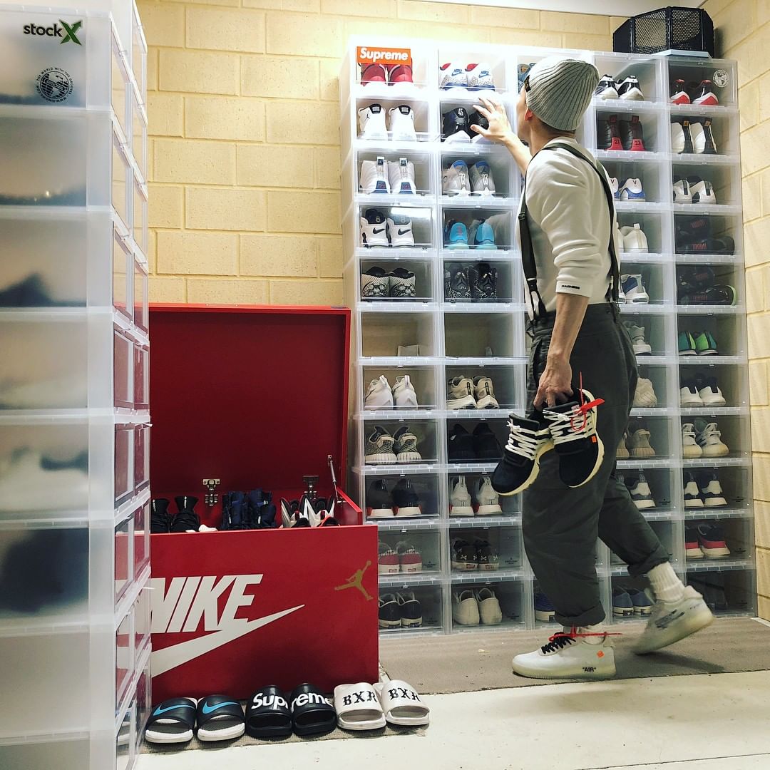 Drop Front Sneaker Display Cases - Clear – LaceSpace